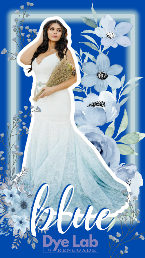 Ombre Dip Dye Gown Custom Coloring Service – Renegade Bridal & Dye Lab